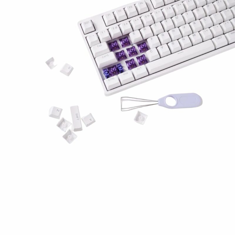 Bàn phím AKKO 5087 RGB ASA – White (Foam tiêu âm / Hotswap / AKKO CS ...