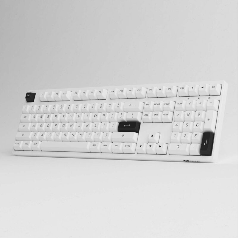 Bàn phím cơ AKKO 3108 RF Black on White (2.4Ghz / AKKO sw v3) – AKKO.VN