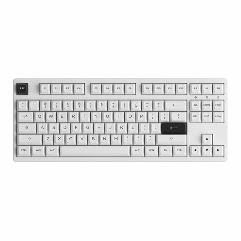 Bàn phím cơ AKKO 3087 RF White on Black (2.4Ghz / AKKO sw v3) – AKKO.VN