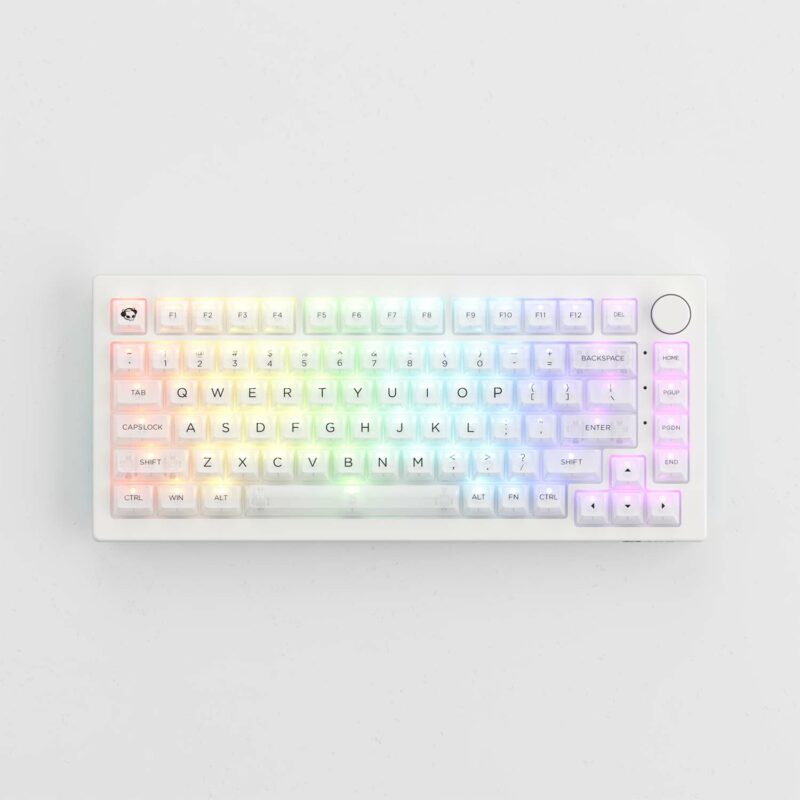 AKKO Clear Keycaps Set v2 – White (PC / ASA profile / 155 nút) – AKKO.VN