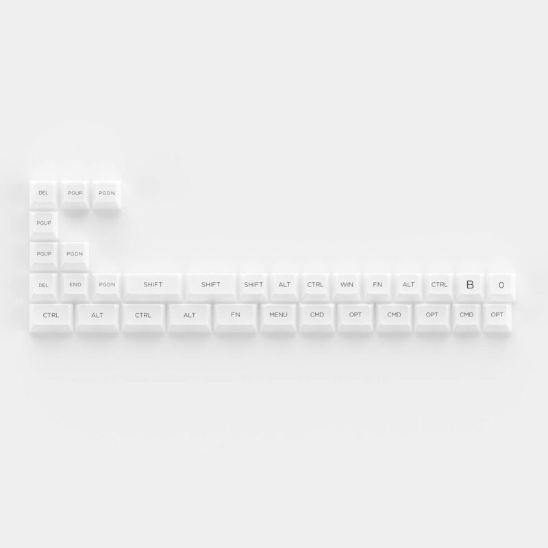 AKKO Clear Keycaps Set v2 – White (PC / ASA profile / 155 nút) – AKKO.VN