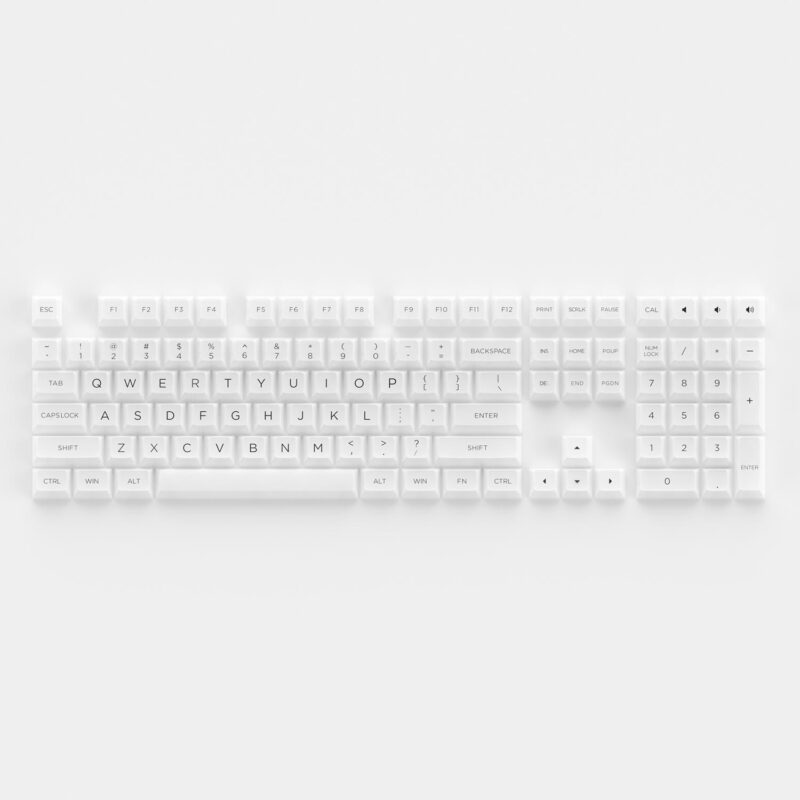AKKO Clear Keycaps Set v2 – White (PC / ASA profile / 155 nút) – AKKO.VN