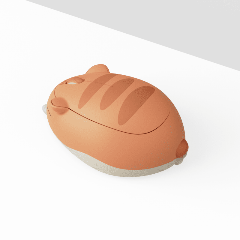 Chuột không dây Akko Cat Theme Mouse -Orange KATE – AKKO.VN