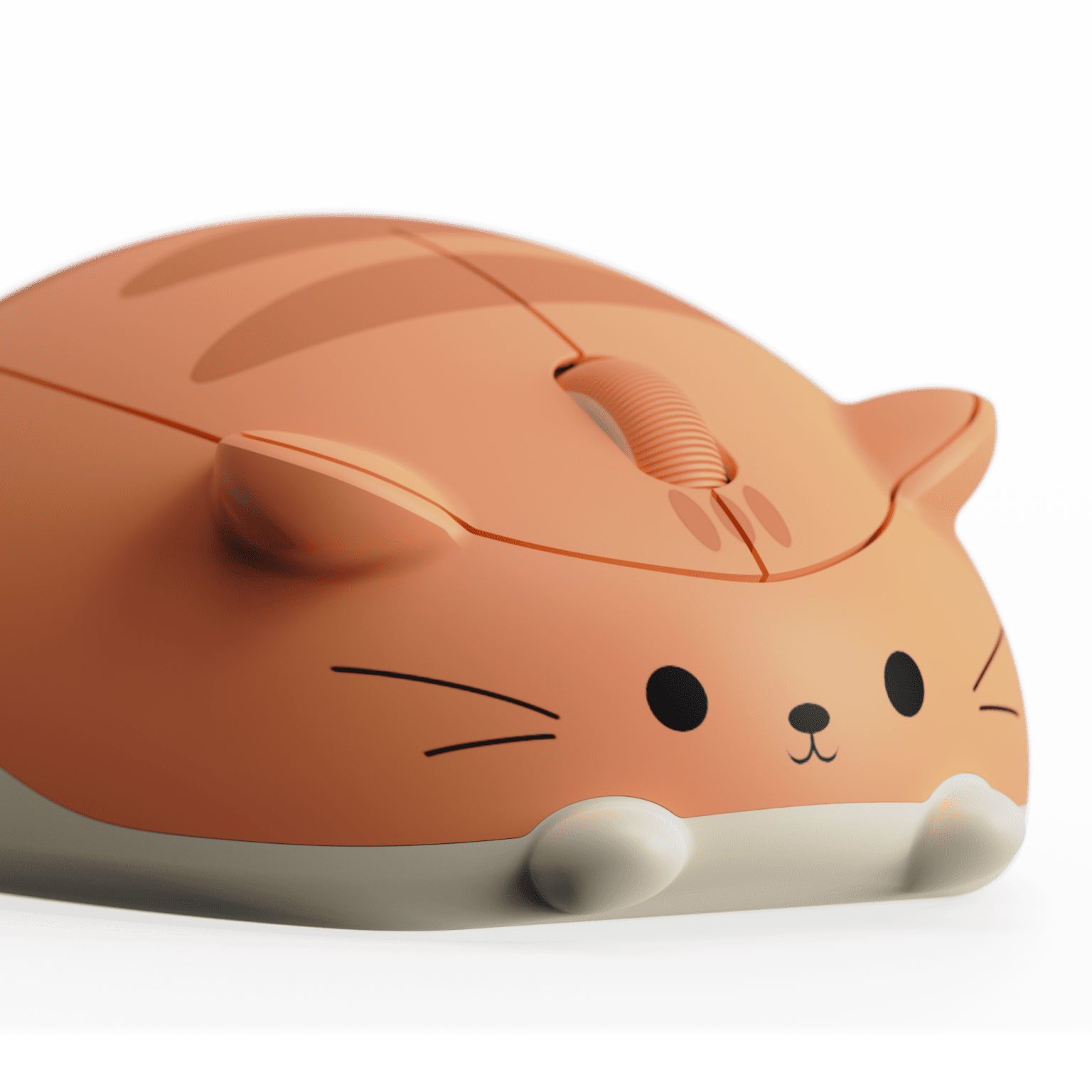 Chuột không dây Akko Cat Theme Mouse -Orange KATE – AKKO.VN