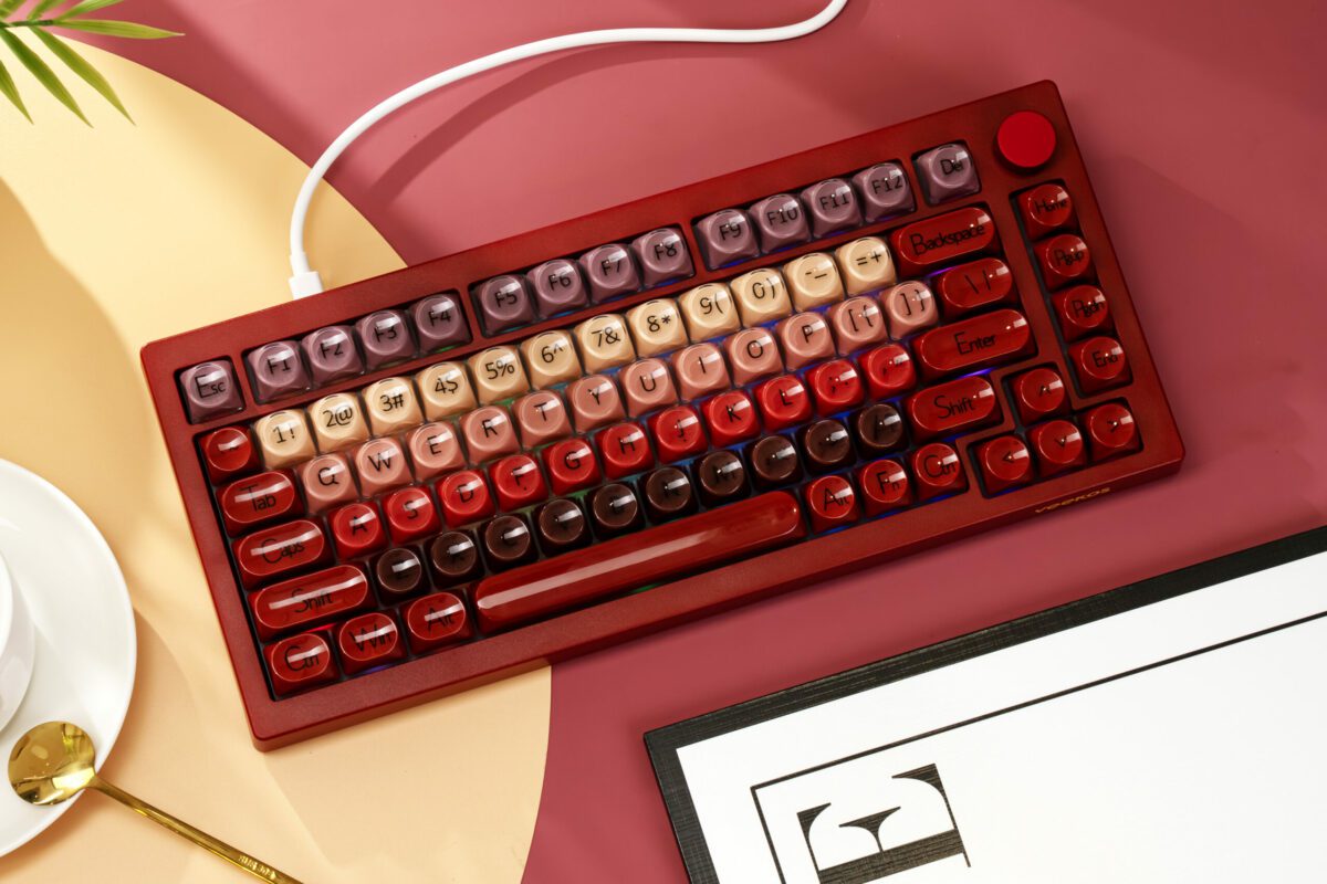 Bàn phím cơ Veekos K75 Wine Red - 1mode – AKKO.VN