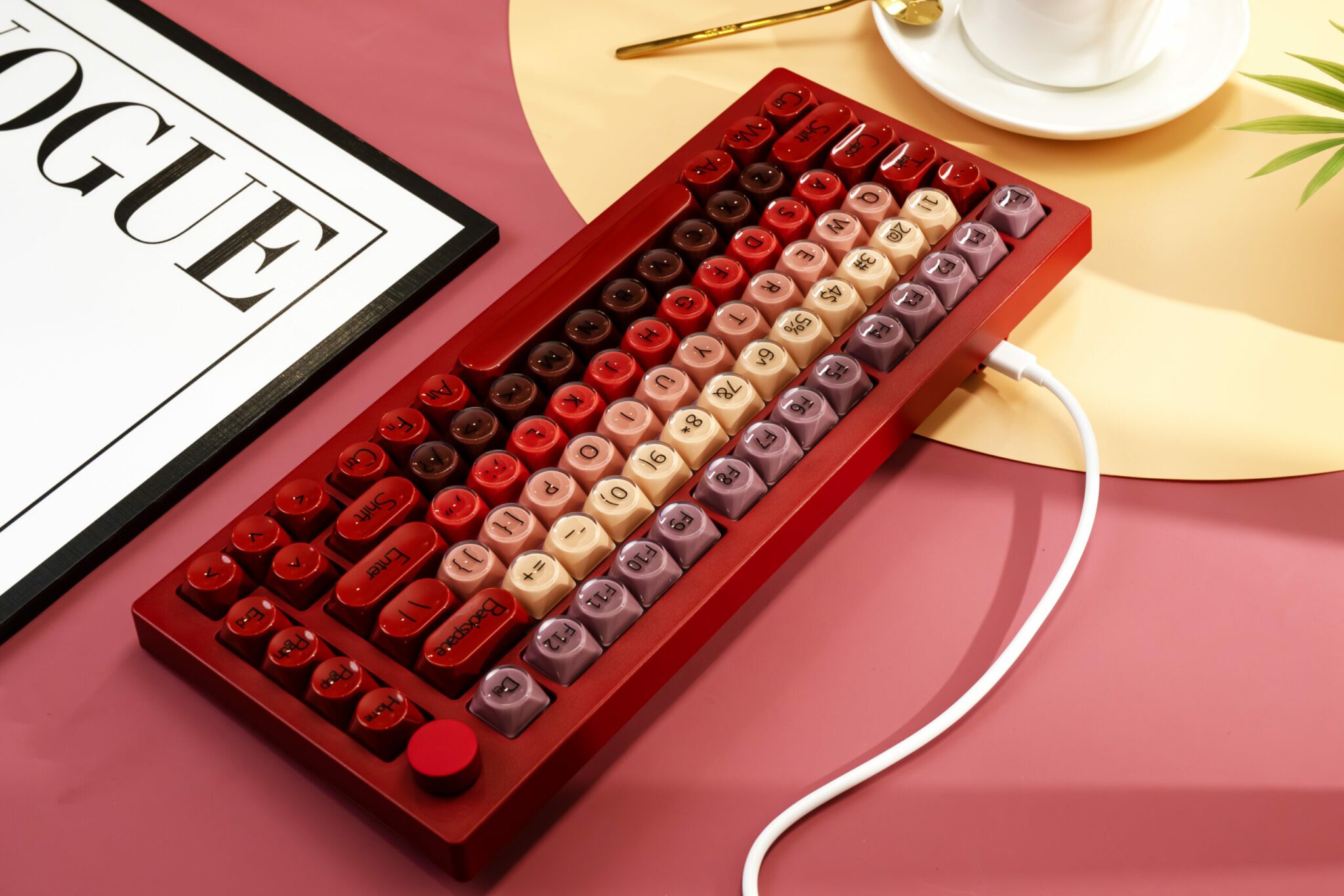 Bàn phím cơ Veekos K75 Wine Red - 1mode – AKKO.VN