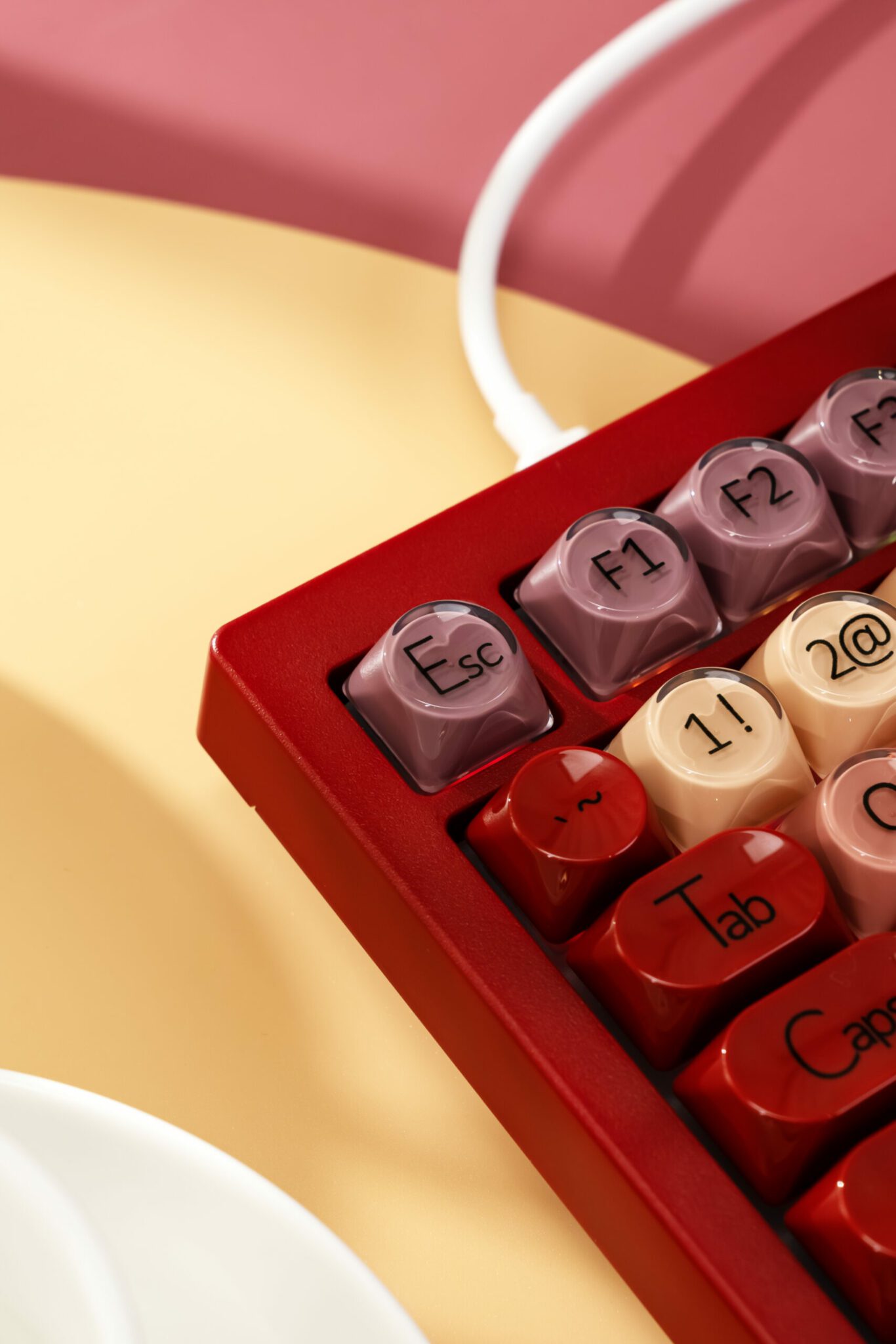 Bàn phím cơ Veekos K75 Wine Red - 1mode – AKKO.VN