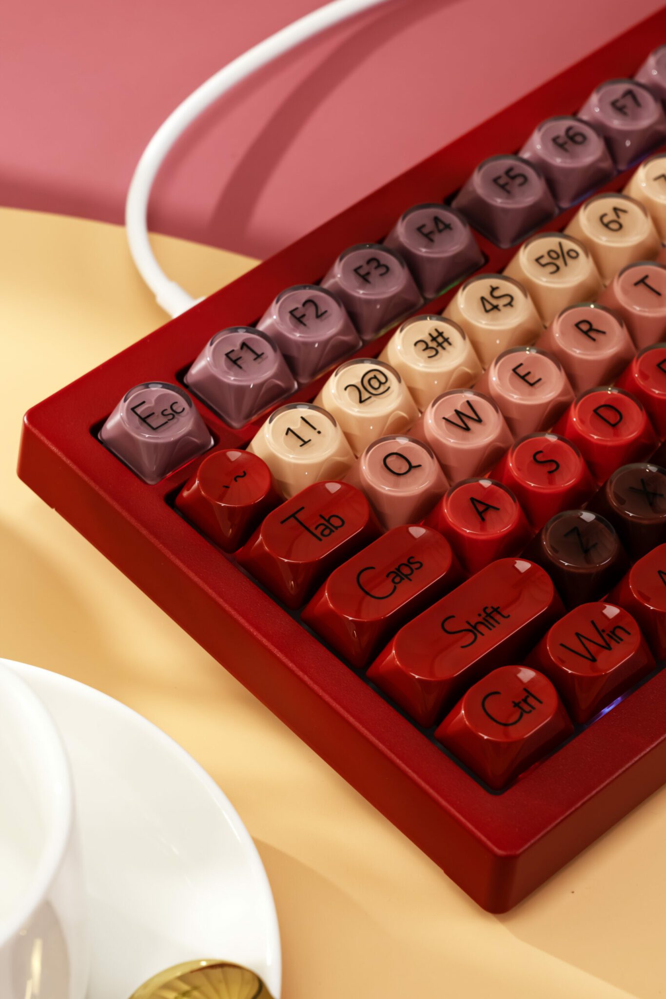 Bàn phím cơ Veekos K75 Wine Red - 1mode – AKKO.VN