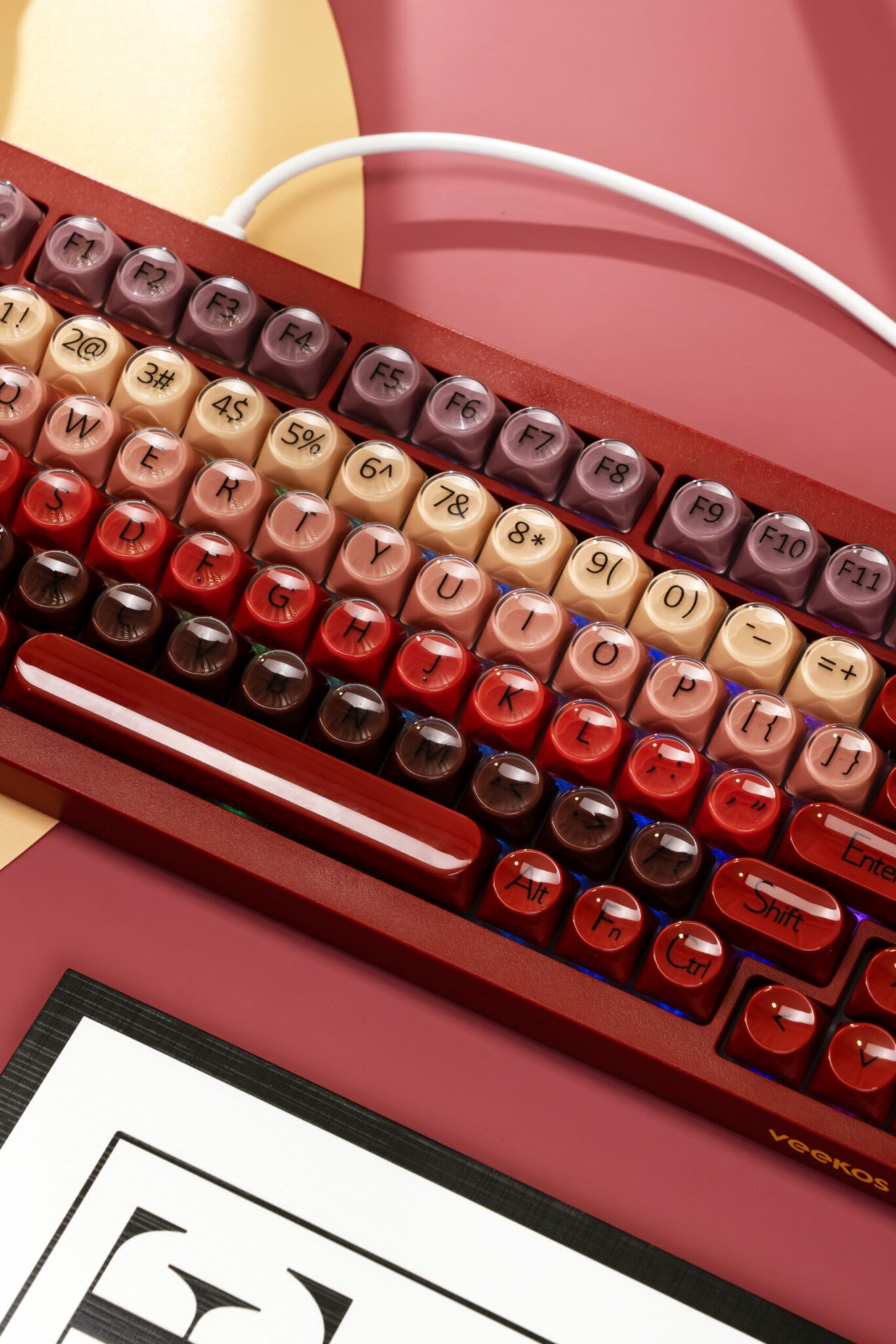 Bàn phím cơ Veekos K75 Wine Red - 1mode – AKKO.VN