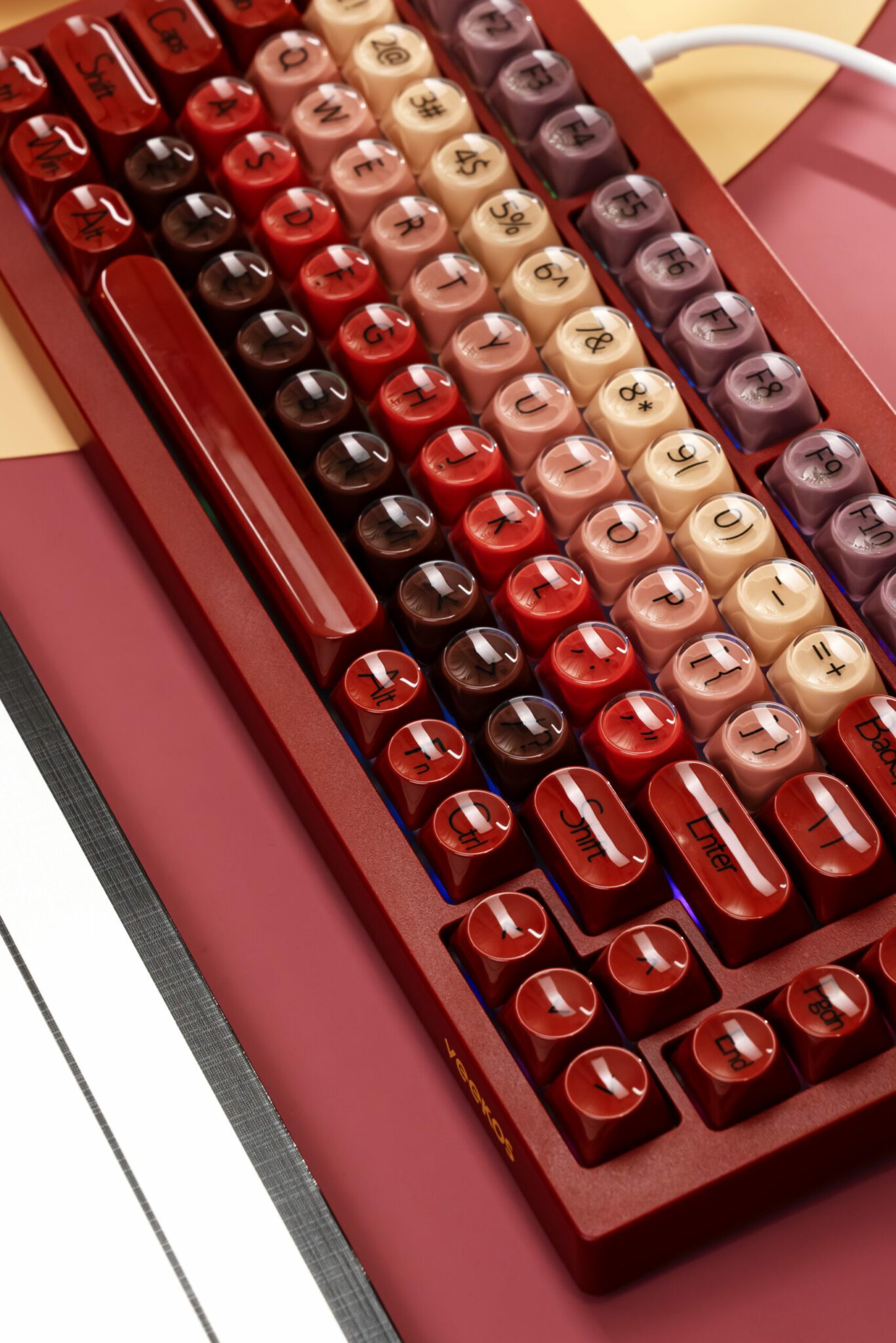 Bàn phím cơ Veekos K75 Wine Red - 1mode – AKKO.VN