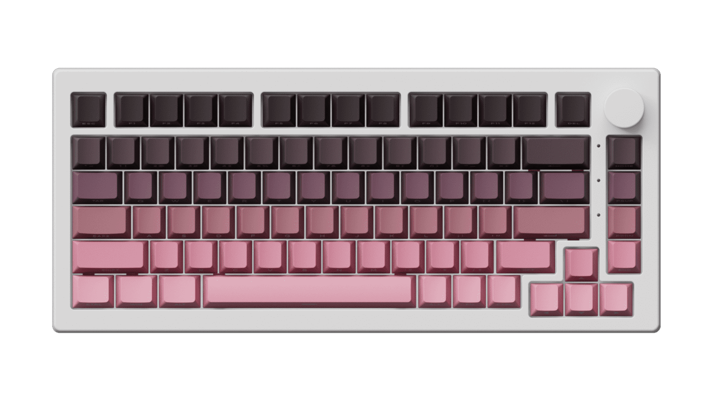 Bàn phím cơ AKKO 5075 V3 White&Pink Gradient – AKKO.VN