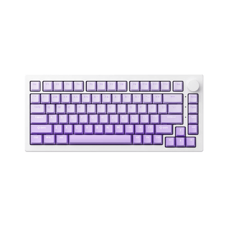 Bàn phím cơ AKKO 5075 V3 White&Purple Gradient – AKKO.VN
