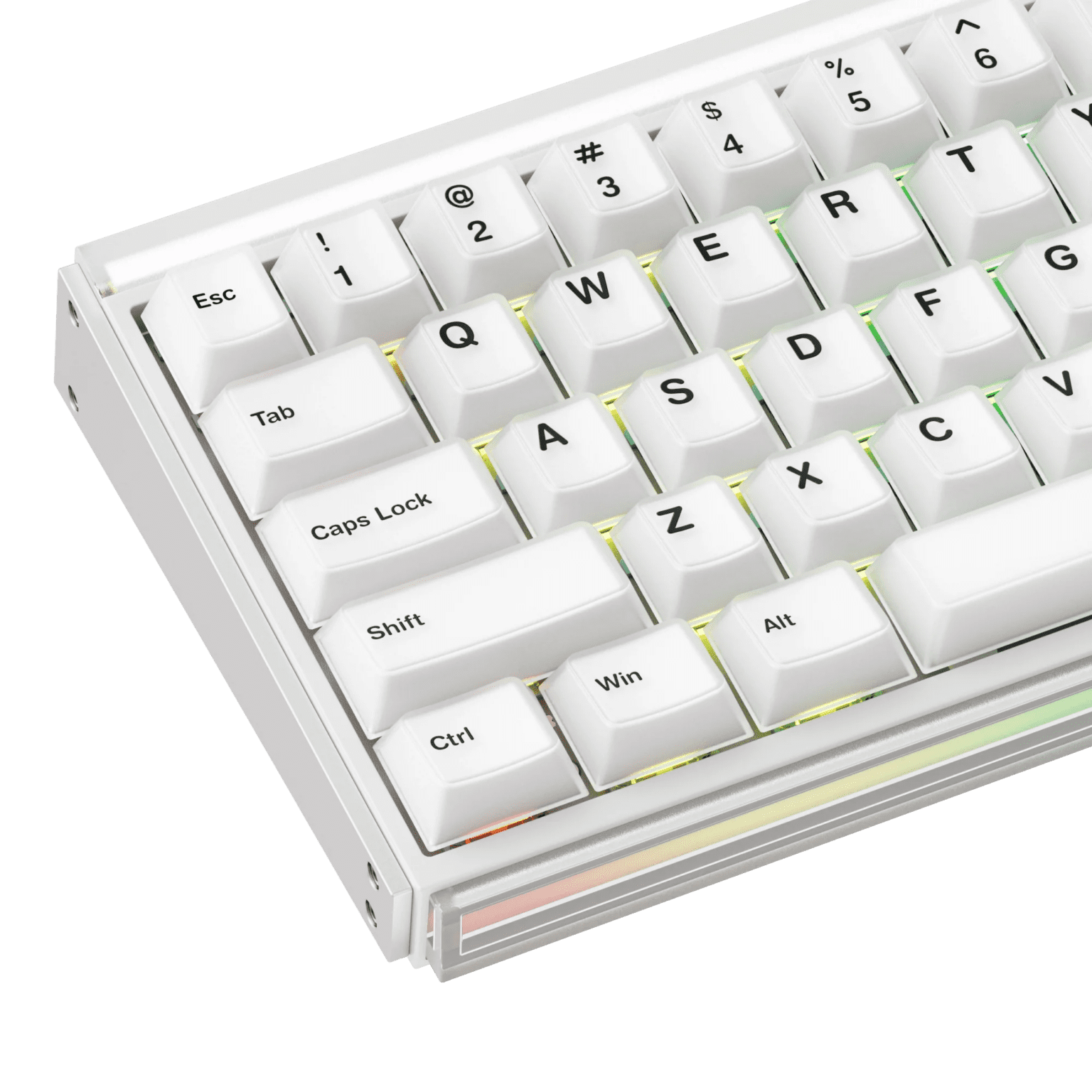 Bàn phím cơ AKKO Ray68 Misty White – AKKO.VN