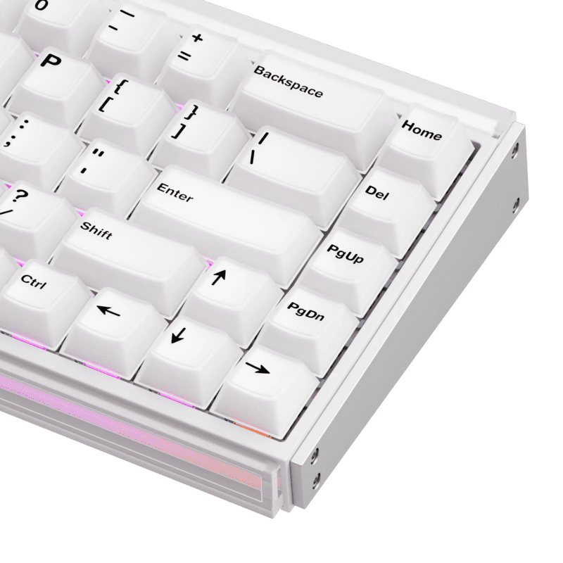 Bàn phím cơ AKKO Ray68 Misty White – AKKO.VN
