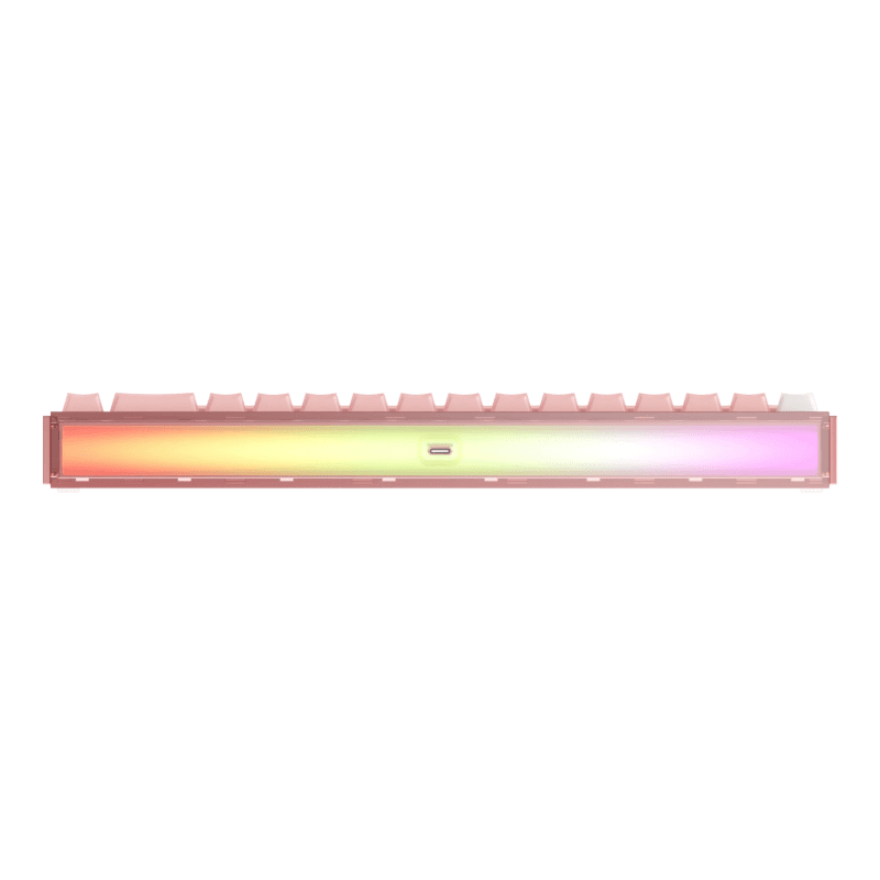 Bàn phím cơ AKKO Ray68 Misty Pink & White – AKKO.VN
