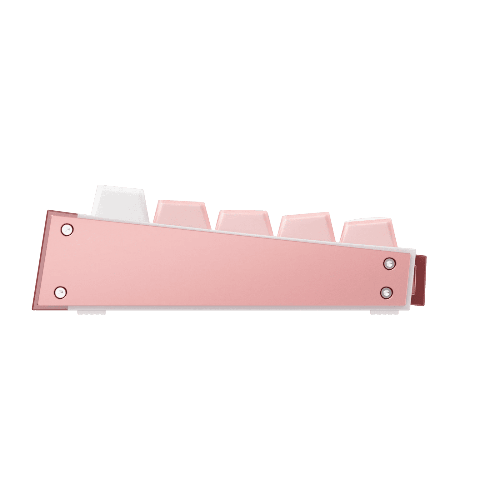 Bàn phím cơ AKKO Ray68 Misty Pink & White – AKKO.VN